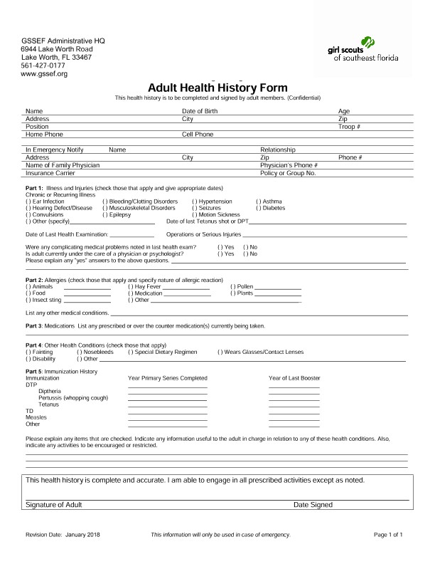 Forms and Documents | Girl Scouts of Southeast Florida